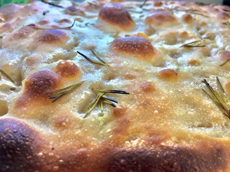 Authentic Italian sourdough foccacia - SY Selkie