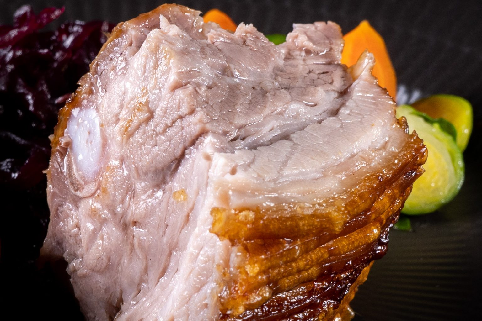 Crazy crispy traditional Norwegian "Ribbe" pork belly - SY Selkie