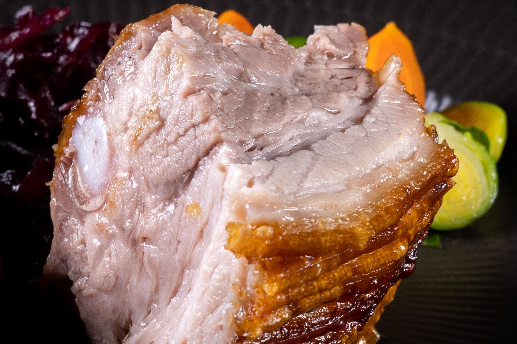 Crazy crispy traditional Norwegian "Ribbe" pork belly - SY Selkie