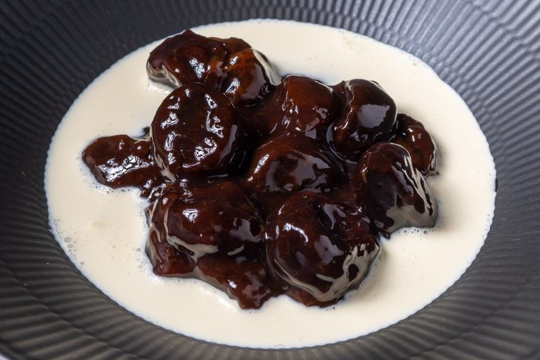 Norwegian Sviskekompott prune compote with port wine - SY Selkie