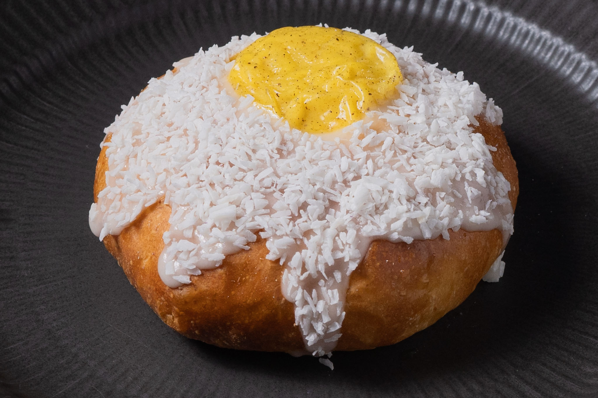 Norwegian Skolebolle (Skolebrød) custard & coconut buns - SY Selkie