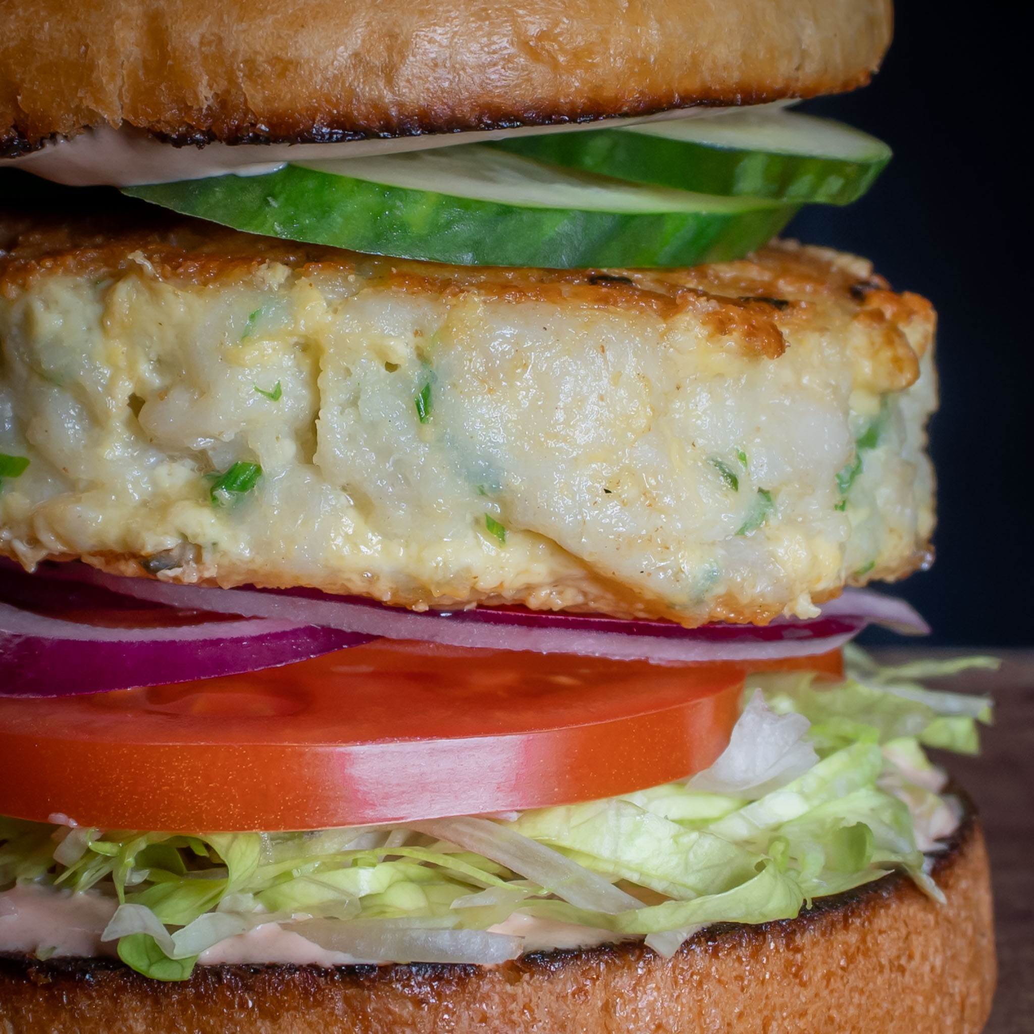 A real juicy Norwegian cod burger recipe - SY Selkie