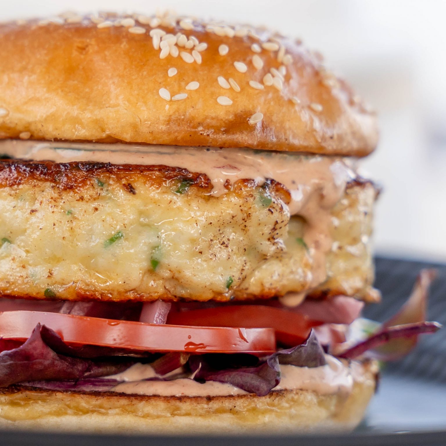 A real juicy Norwegian cod burger recipe - SY Selkie