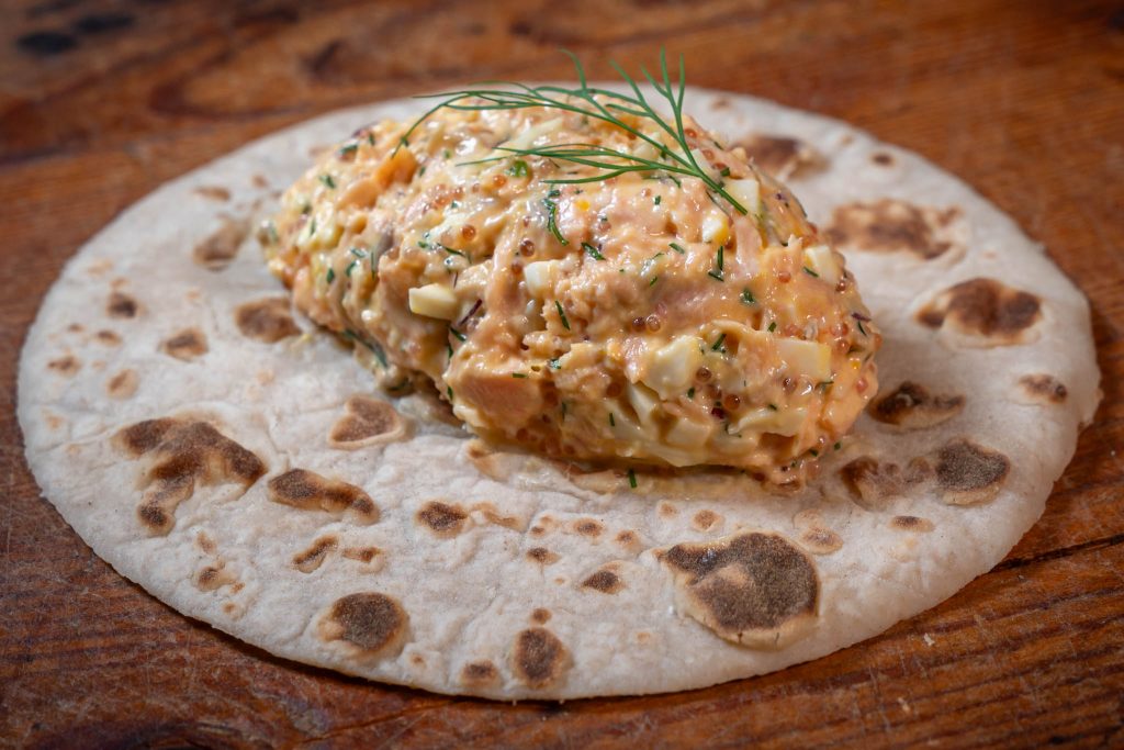 Protein packed Norwegian salmon rillette with dill & eggs - SY Selkie